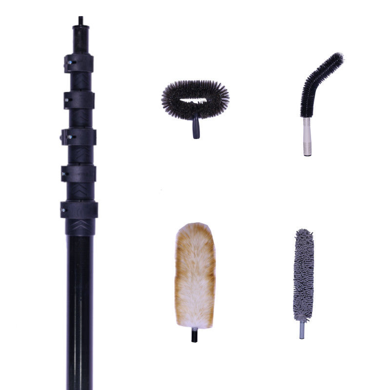 Carbon Fiber Telescopic Duster 20 Feet OEM 20 Foot Duster For High Ceilings