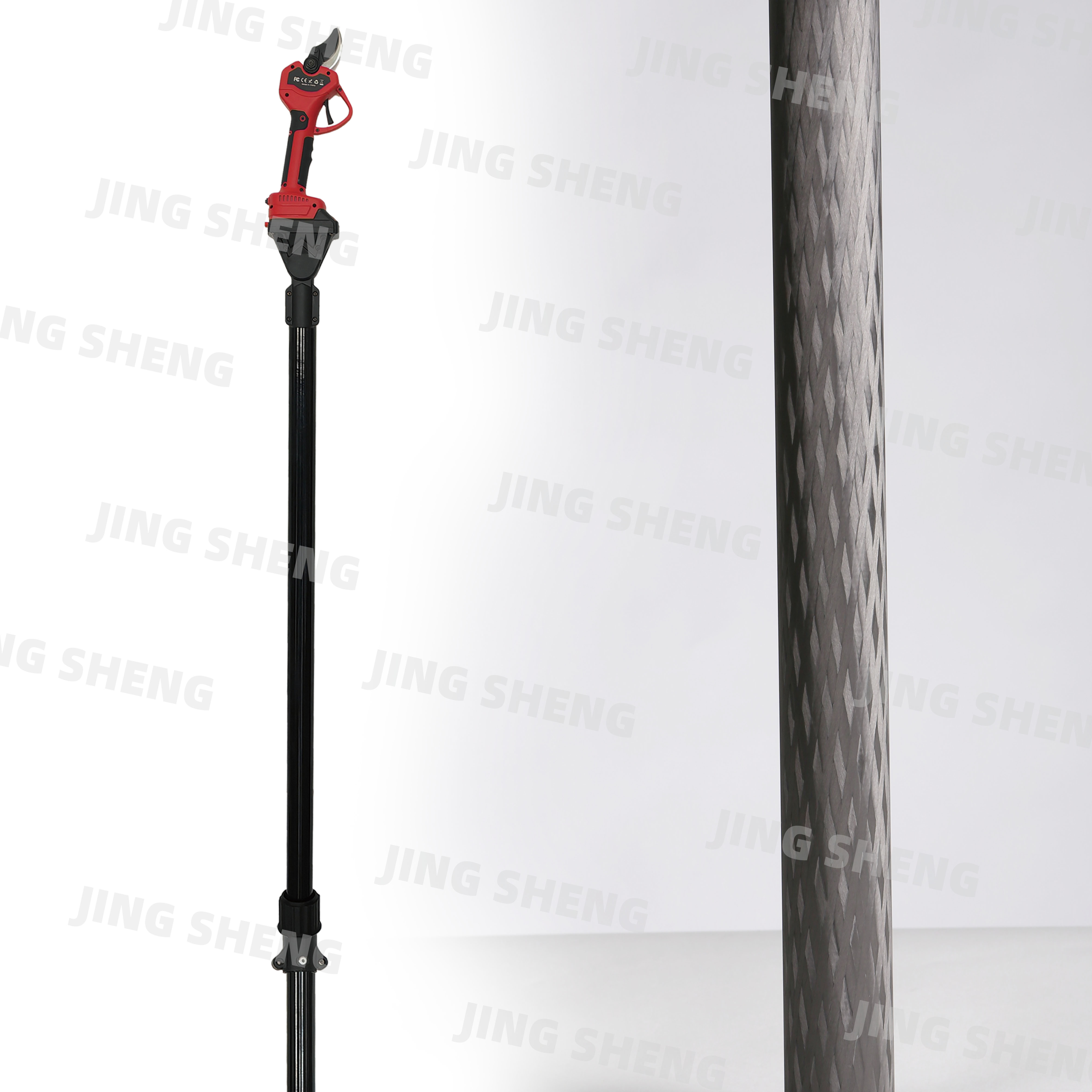 22ft Cross Woven Carbon Fiber Plug-in Tree Pruner For Forestry Trimming ...